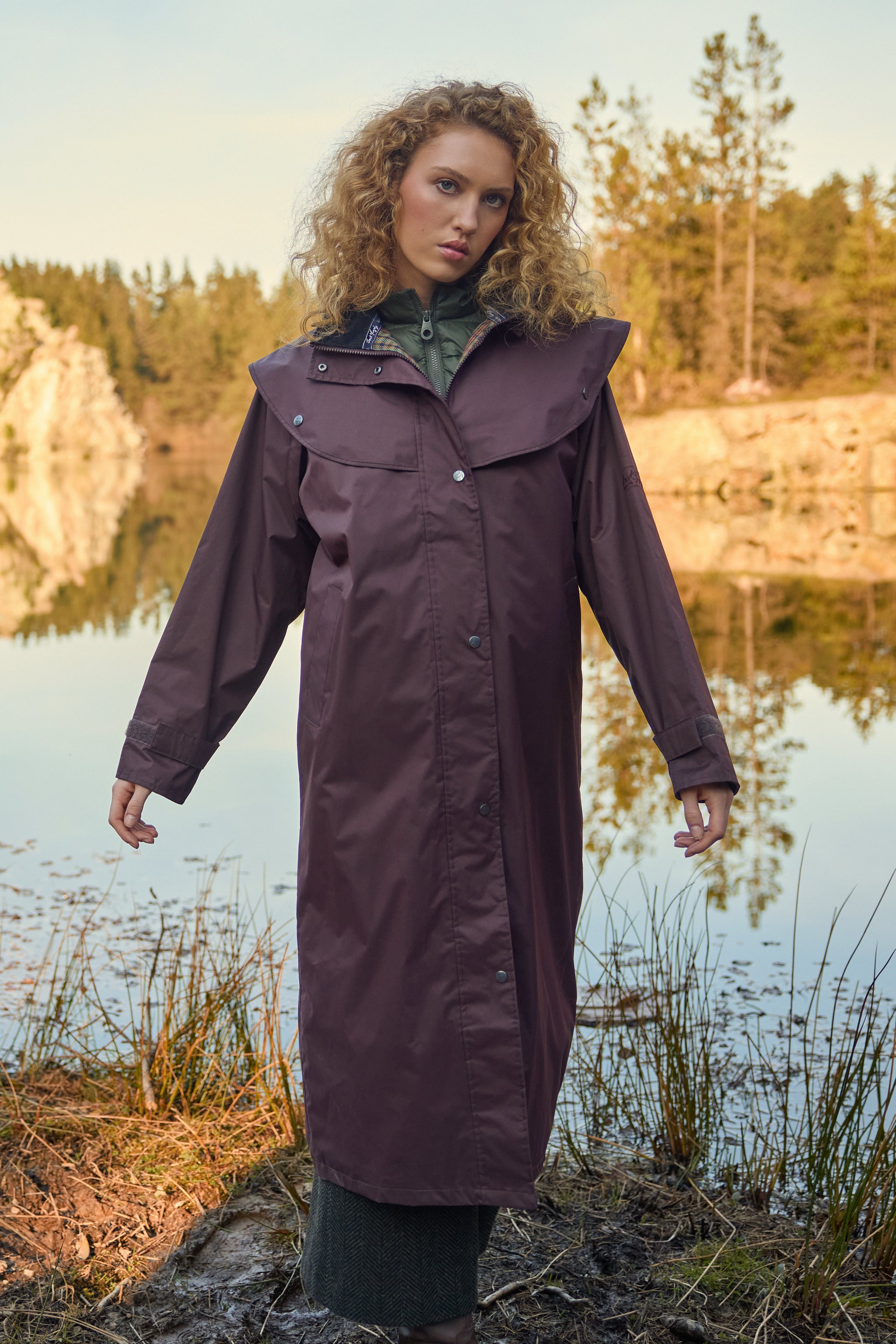 Malvern Waterproof Coat - Deep Claret: Ultimate Protection with Style